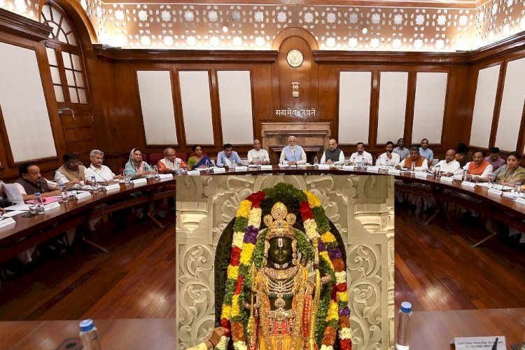 श्री राम मंदिर अयोध्या धाम प्राण प्रतिष्ठा पर कैबिनेट का प्रस्ताव - thinQ360
