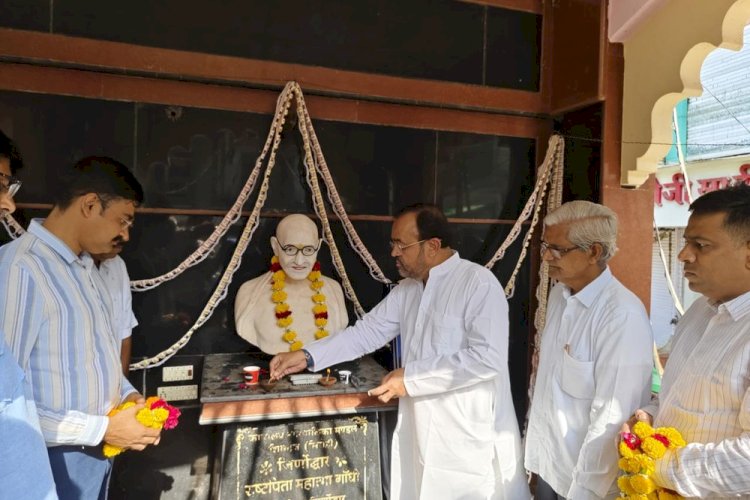 गांधीजी को याद करते हुए पूर्व विधायक संयम लोढा का बयान - thinQ360